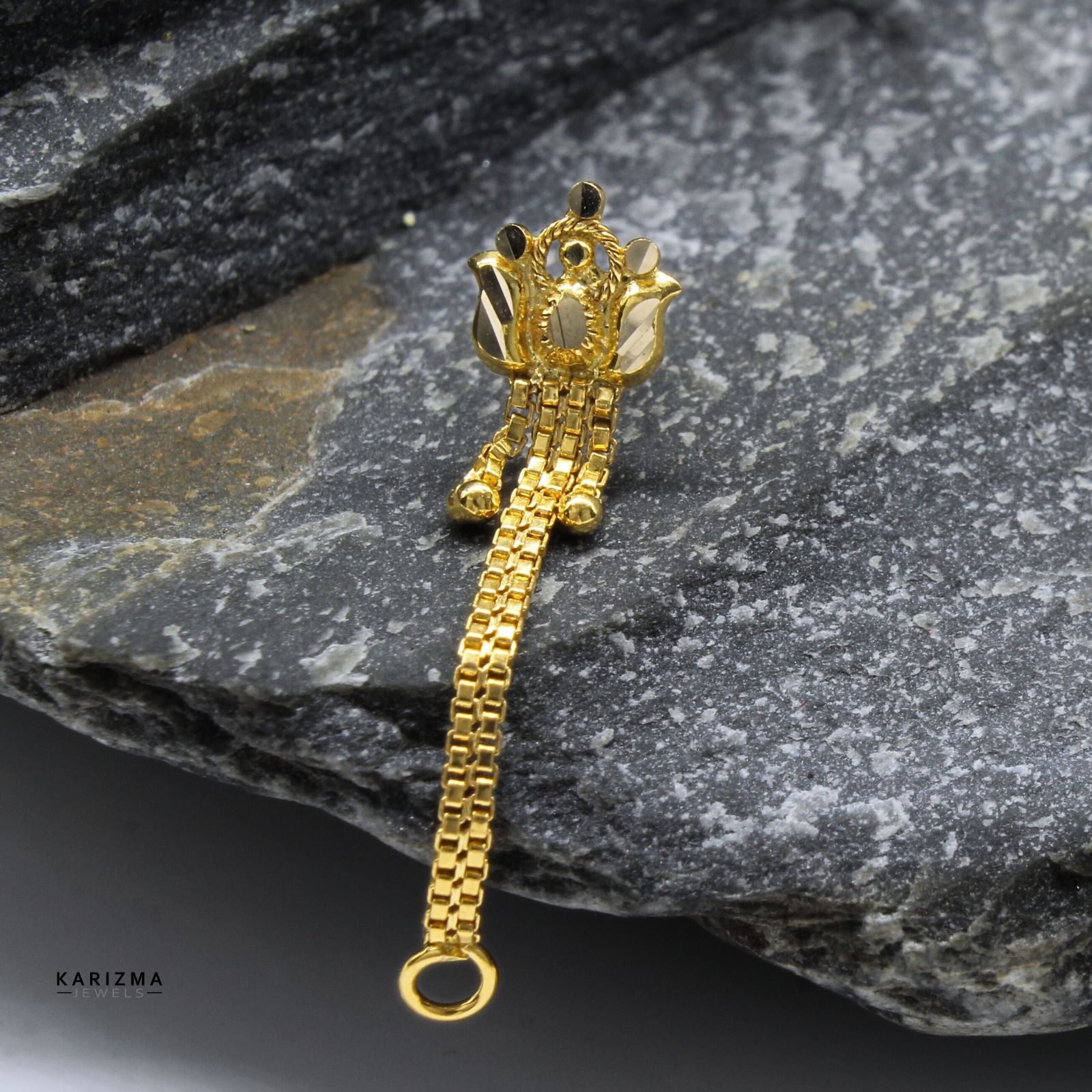 Nose ring chain design store