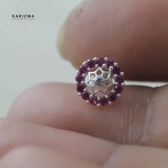 Karizma Jewels silver nose stud and piercing nose rings – Tagged "Nose Stud"