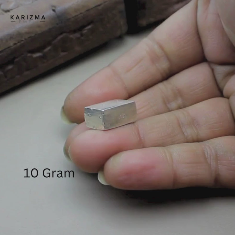 pure silver brick rectangle shape chandi ki int for lal kitab remedy ...