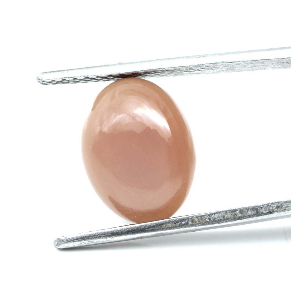 Pink Moonstone Gemstones Rare Peach Pink 11.58 Ct Moonstone Fancy Cut