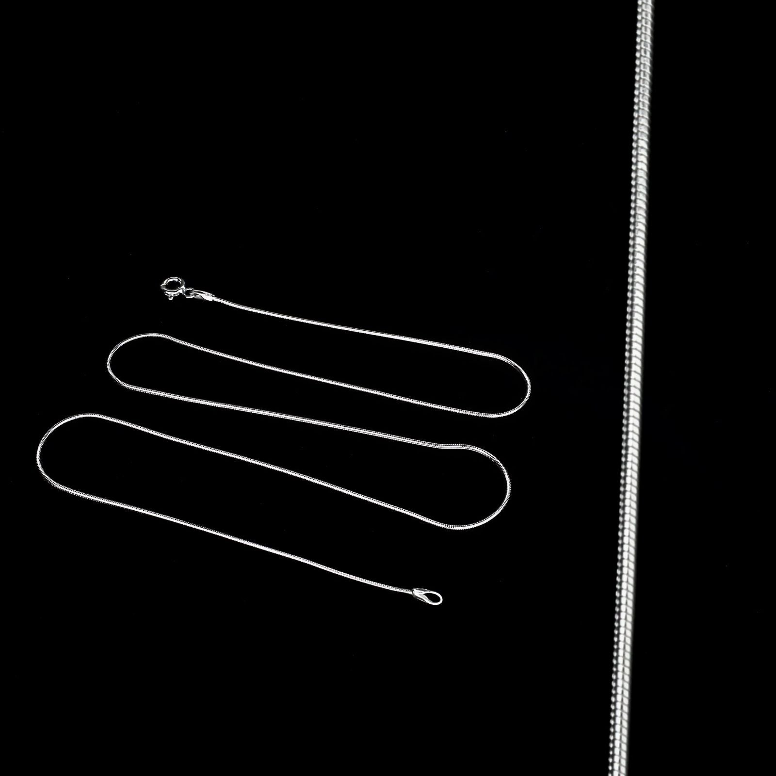 925 Sterling Silver handmade Snake Neck chain 18" – Karizma Jewels