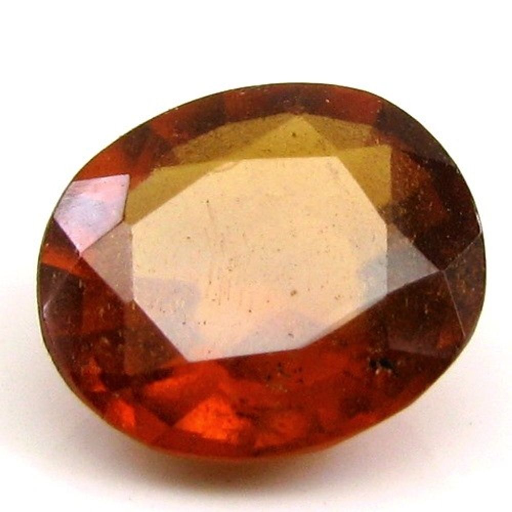 Certified 3.43Ct Natural GOMEDH Hessonite Garnet Oval Faceted Gemstone ...