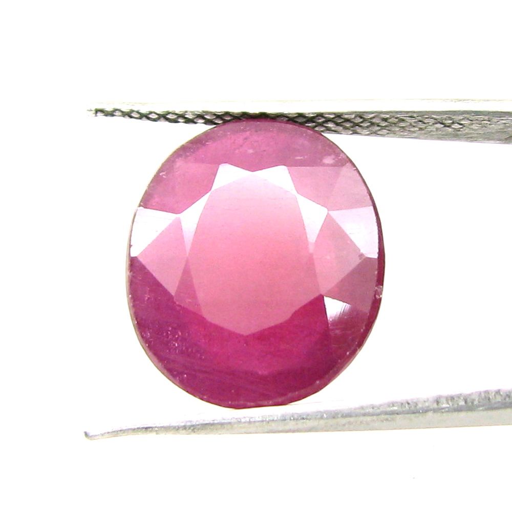 Large 11.1Ct Natural Pink Ruby Oval Faceted Gemstone – Karizma Jewels