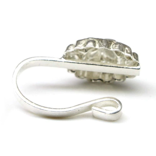 handmade indian daisy clip on nose rings stud pure 925 sterling mothers ...